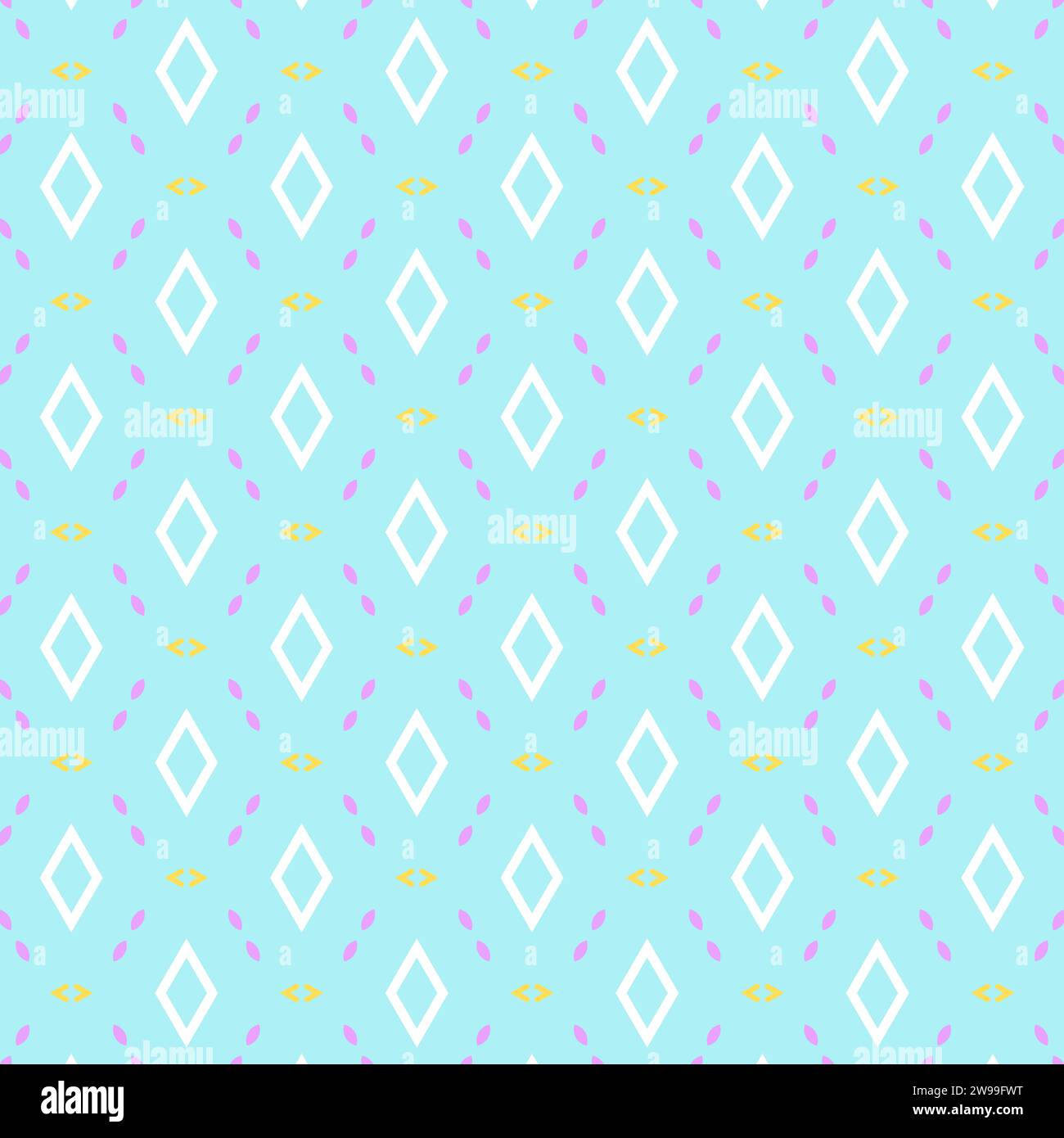 A vibrant background featuring a pattern of blue and yellow diamond ...