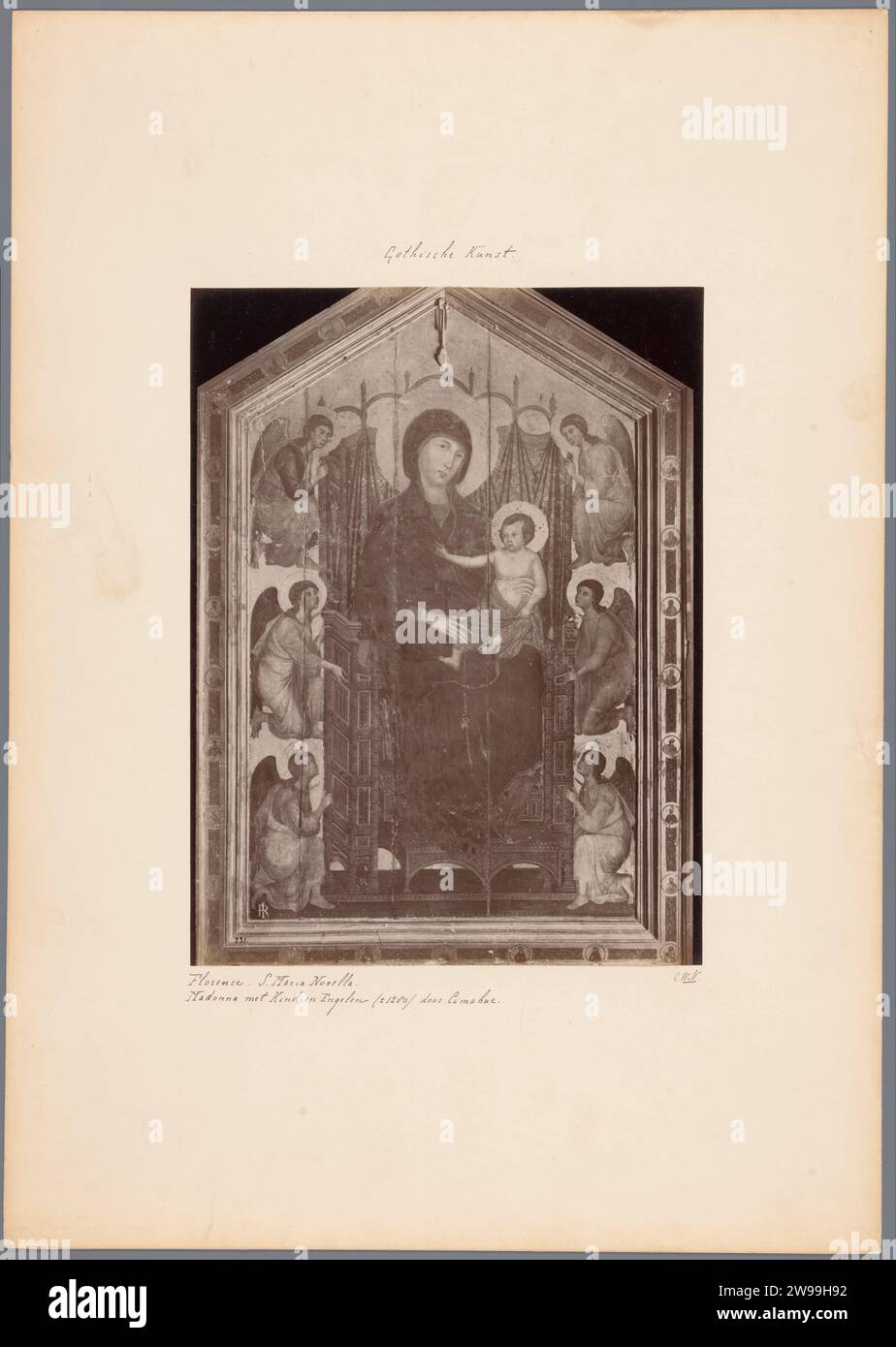 Maria with child by Duccio di Buoninsegna from the Santa Maria Novella ...