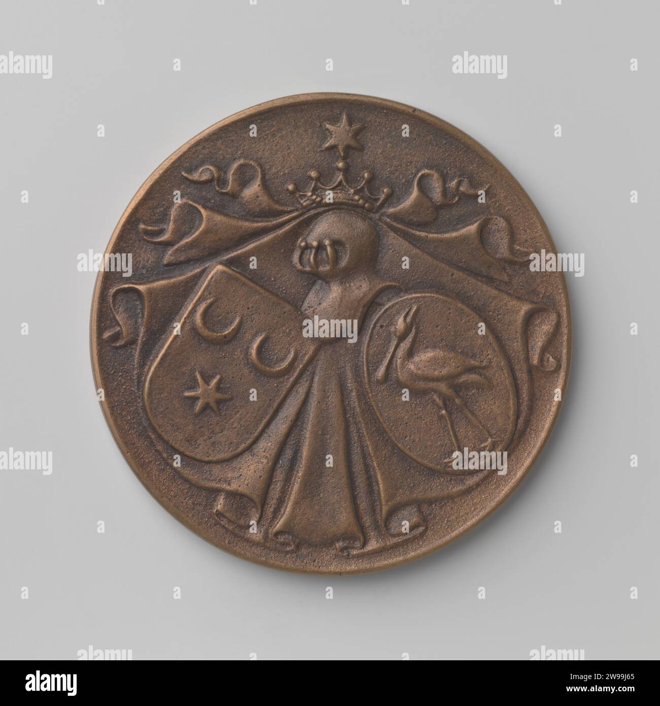 Copper marriage of Gijsbert Christiaan Six van Wimmenum and Anne ...