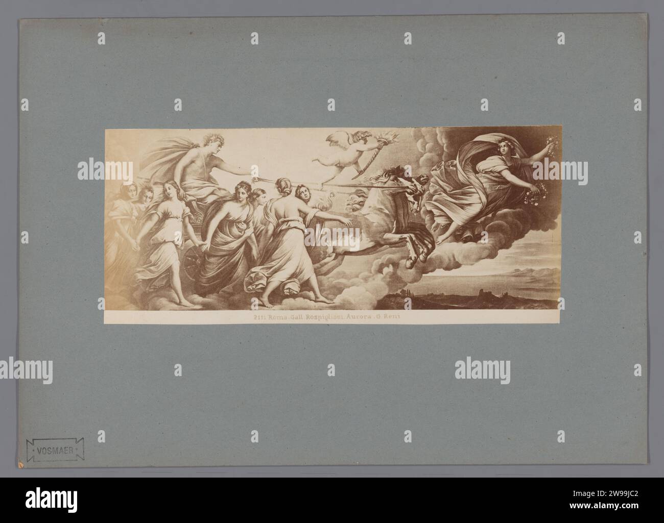 Photo production of the Aurora painting by Guido Reni, in the ...