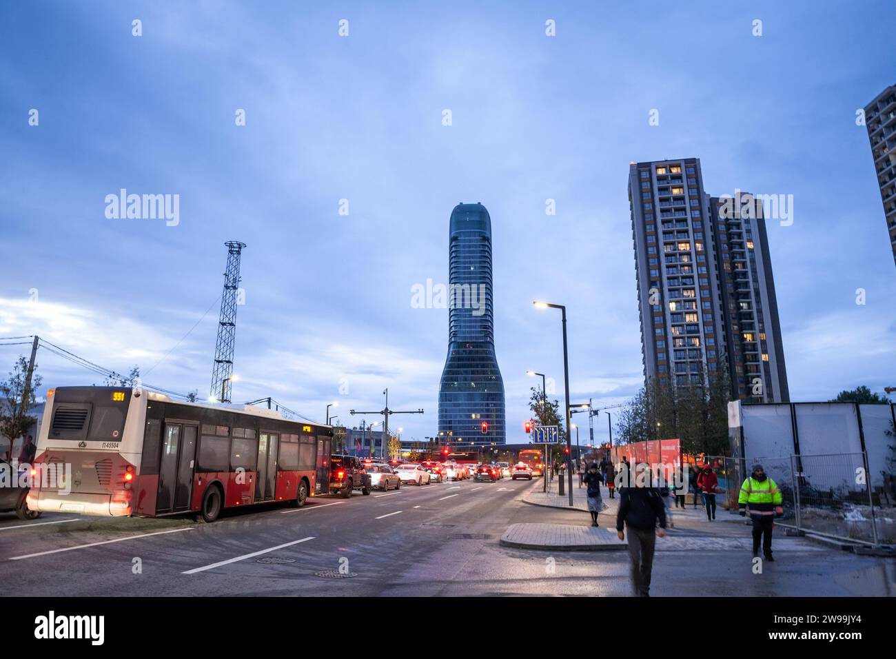 Picture of the construction site of Beograd na vodi, or Beograd ...