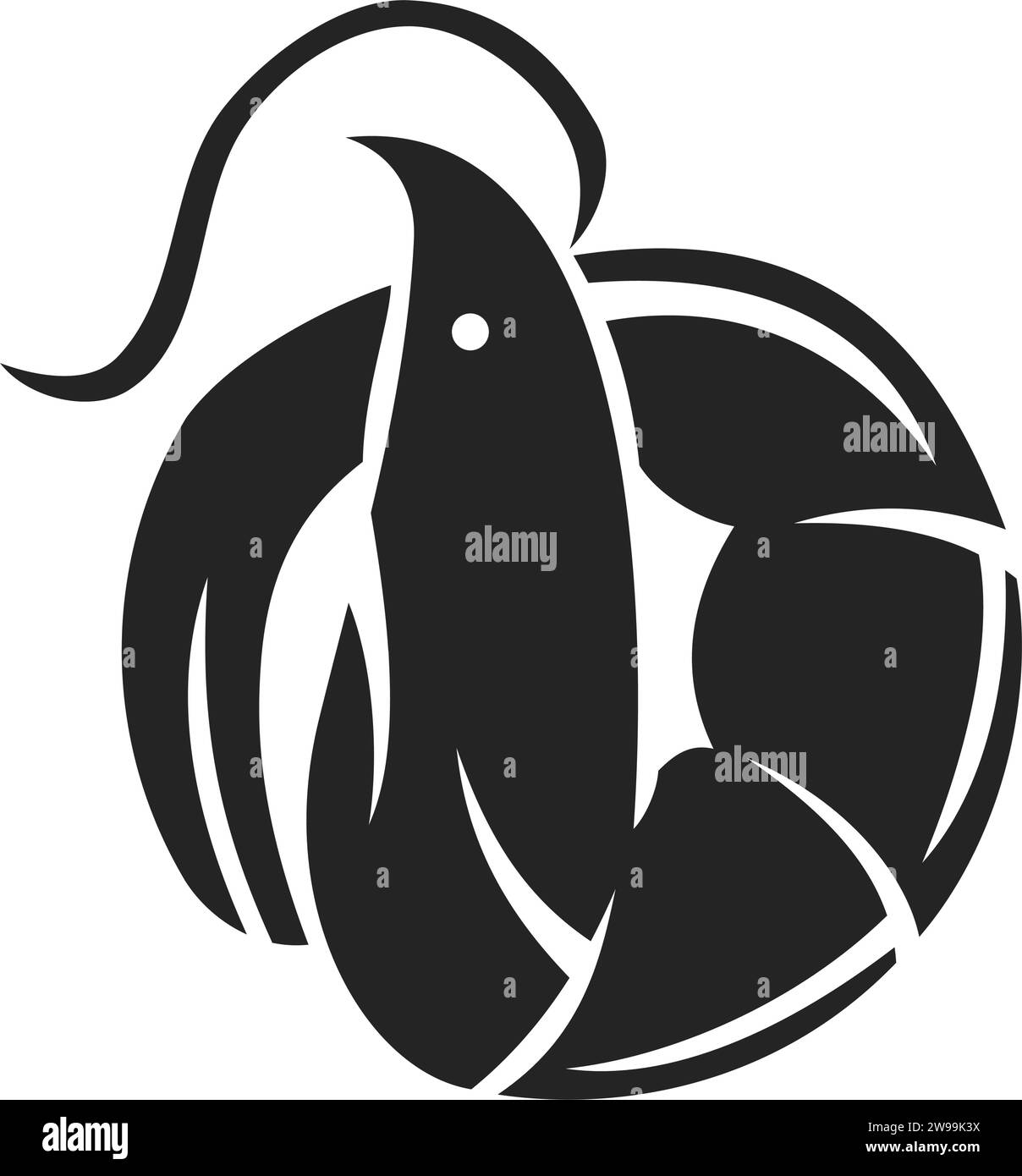 Shrimp Logo template Isolated. Brand Identity. Icon Abstract Vector ...