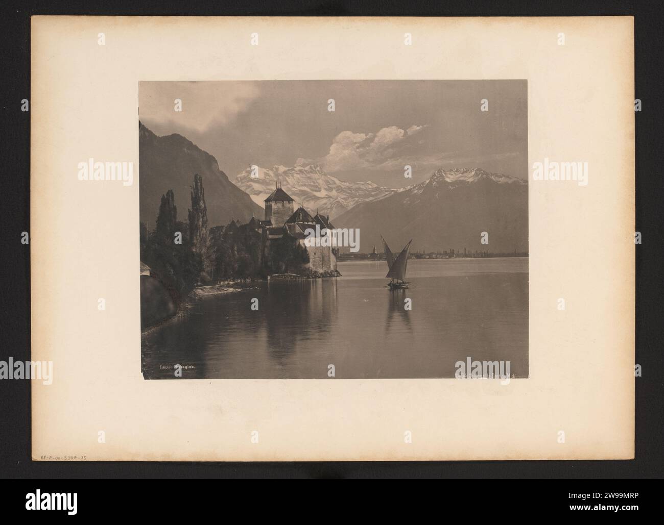 Chillon castle painting hi-res stock photography and images - Alamy