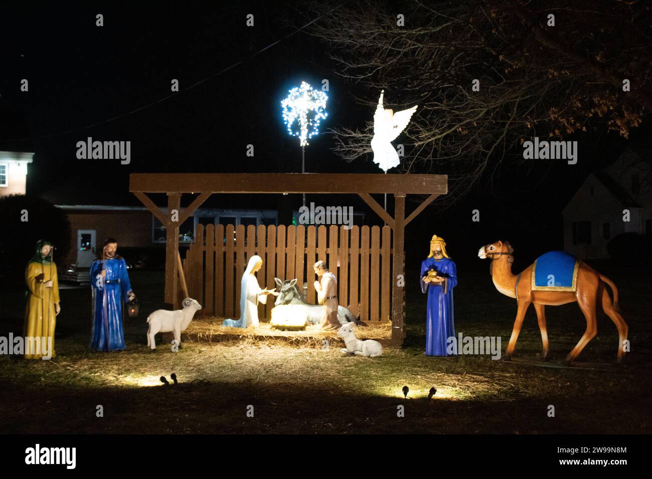 Nativity night star jesus hi-res stock photography and images - Alamy