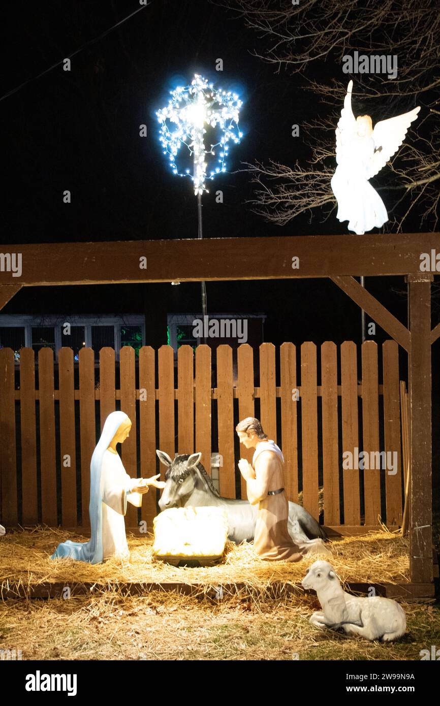 Nativity night star jesus hi-res stock photography and images - Alamy