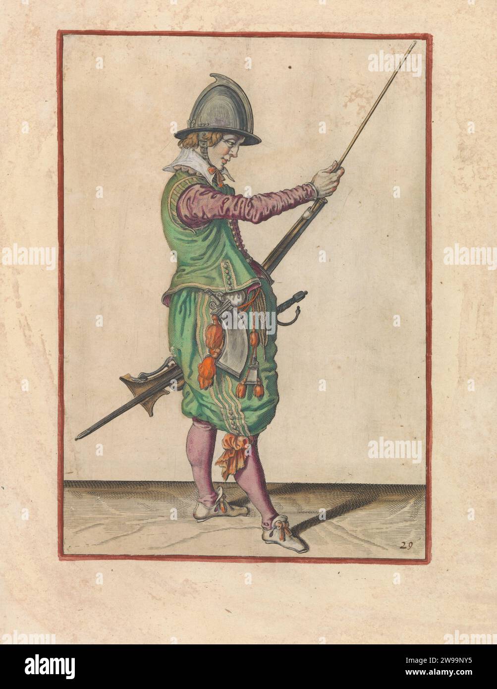 Soldier who slides his cheese in the holder under the course of his ...