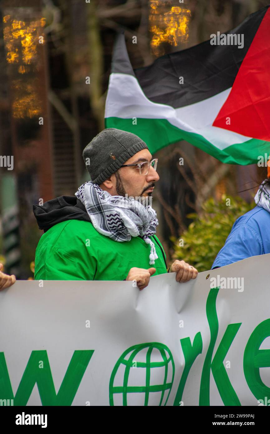 London, United Kingdom - December 24th 2023: Healthcare Workers for ...