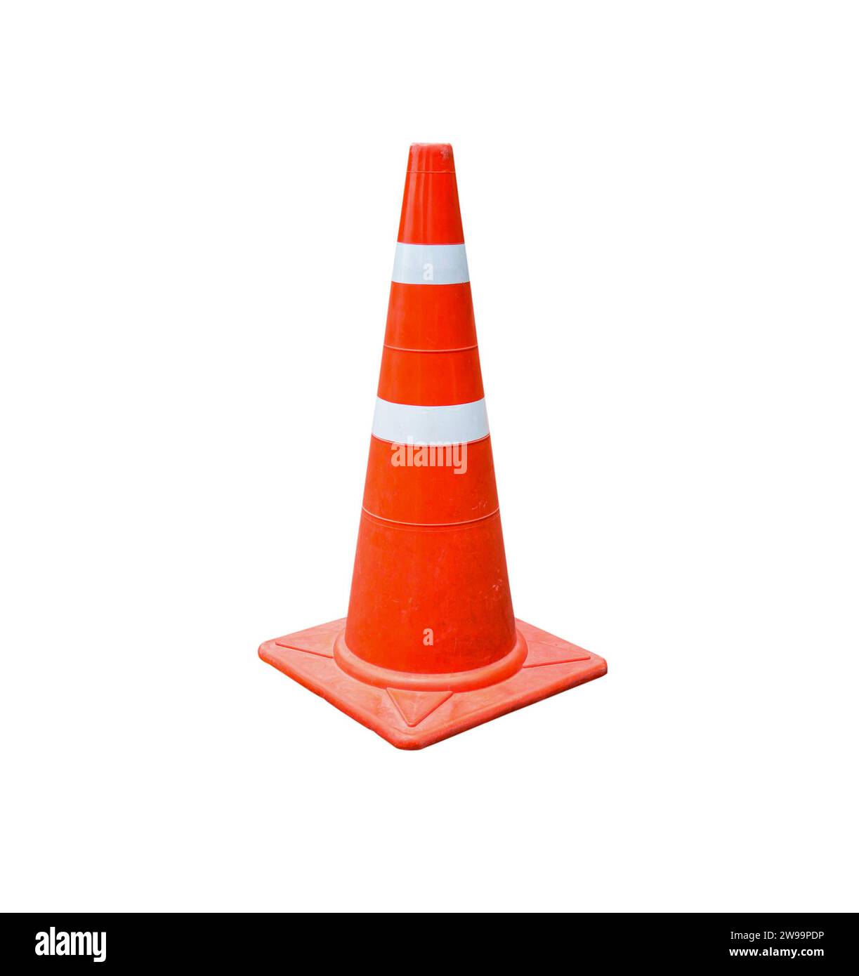 traffic cone isolated on white background Stock Photo - Alamy