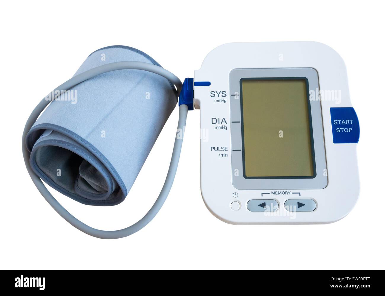 Doctor measuring blood pressure on Cut Out Stock Images & Pictures - Alamy
