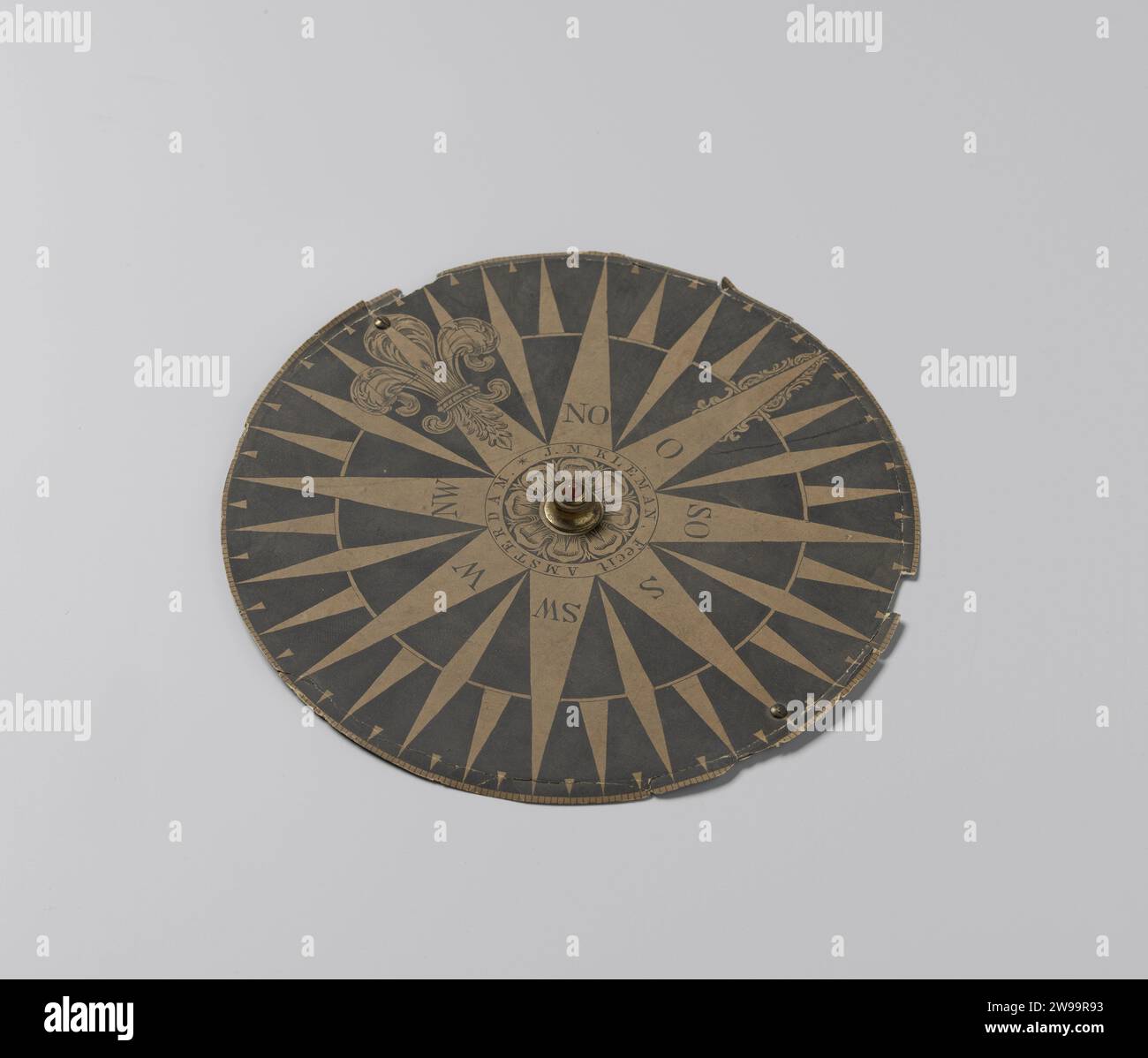 Compass Card, Jan Marten Kleman, 1825 - 1849 compass card Compass rose ...
