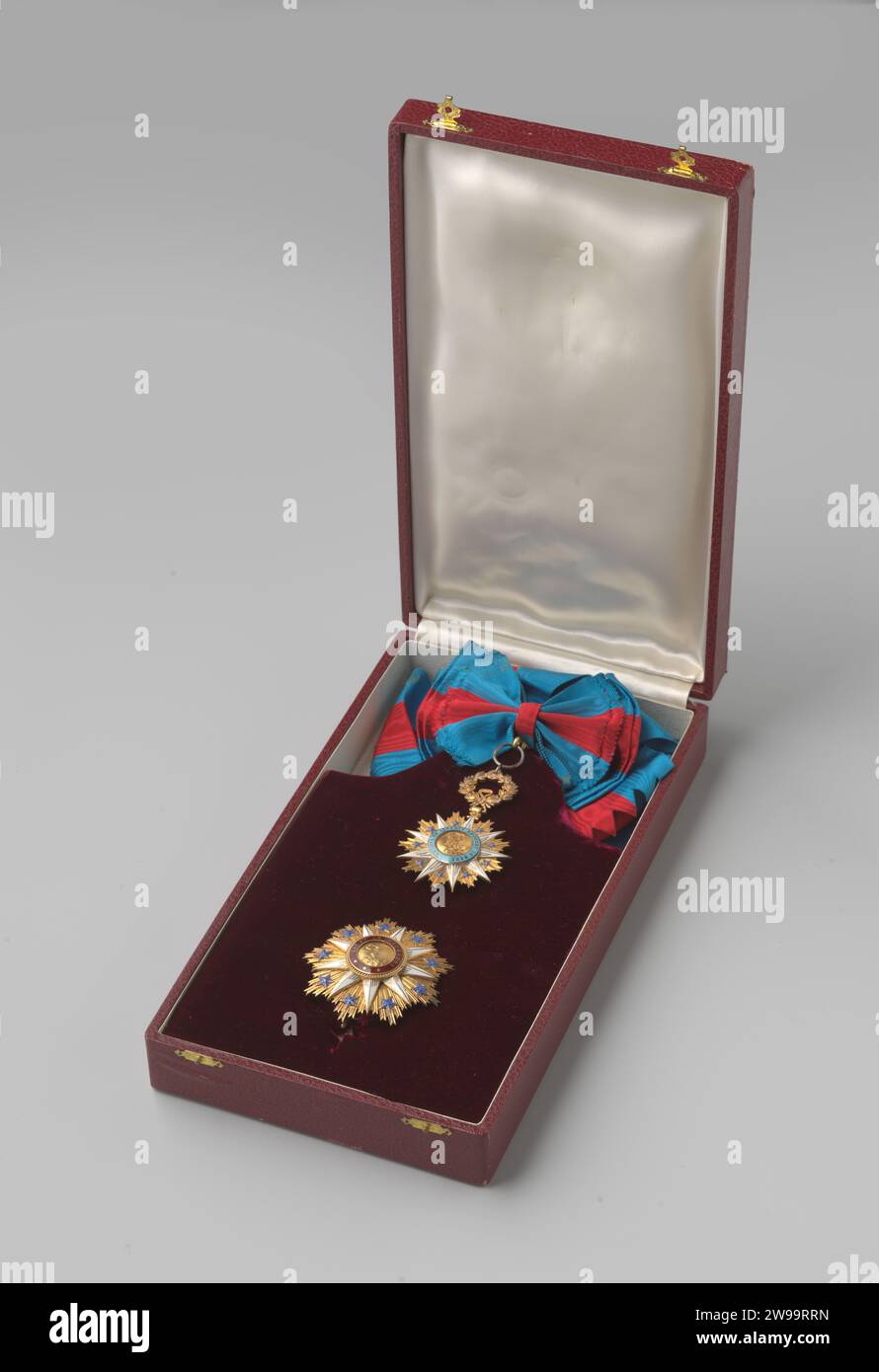 Liberian Knighthood (Order of the Star of Africa), received by Willem ...