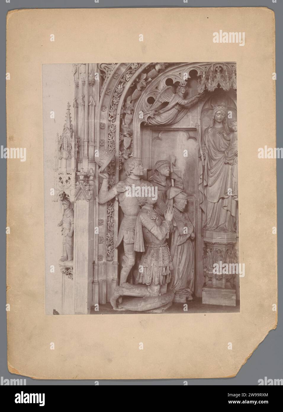 Part of the burial monument of Engelbrecht I of Nassau in the Onze ...