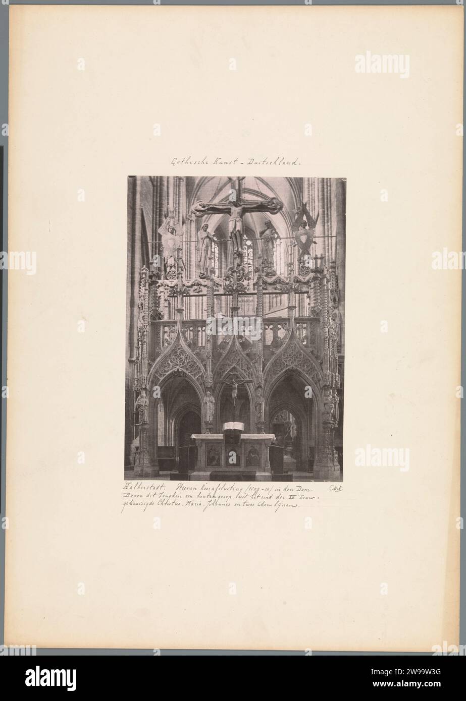 Doking in the Dom of Halberstadt, c. 1875 - c. 1900 photograph ...