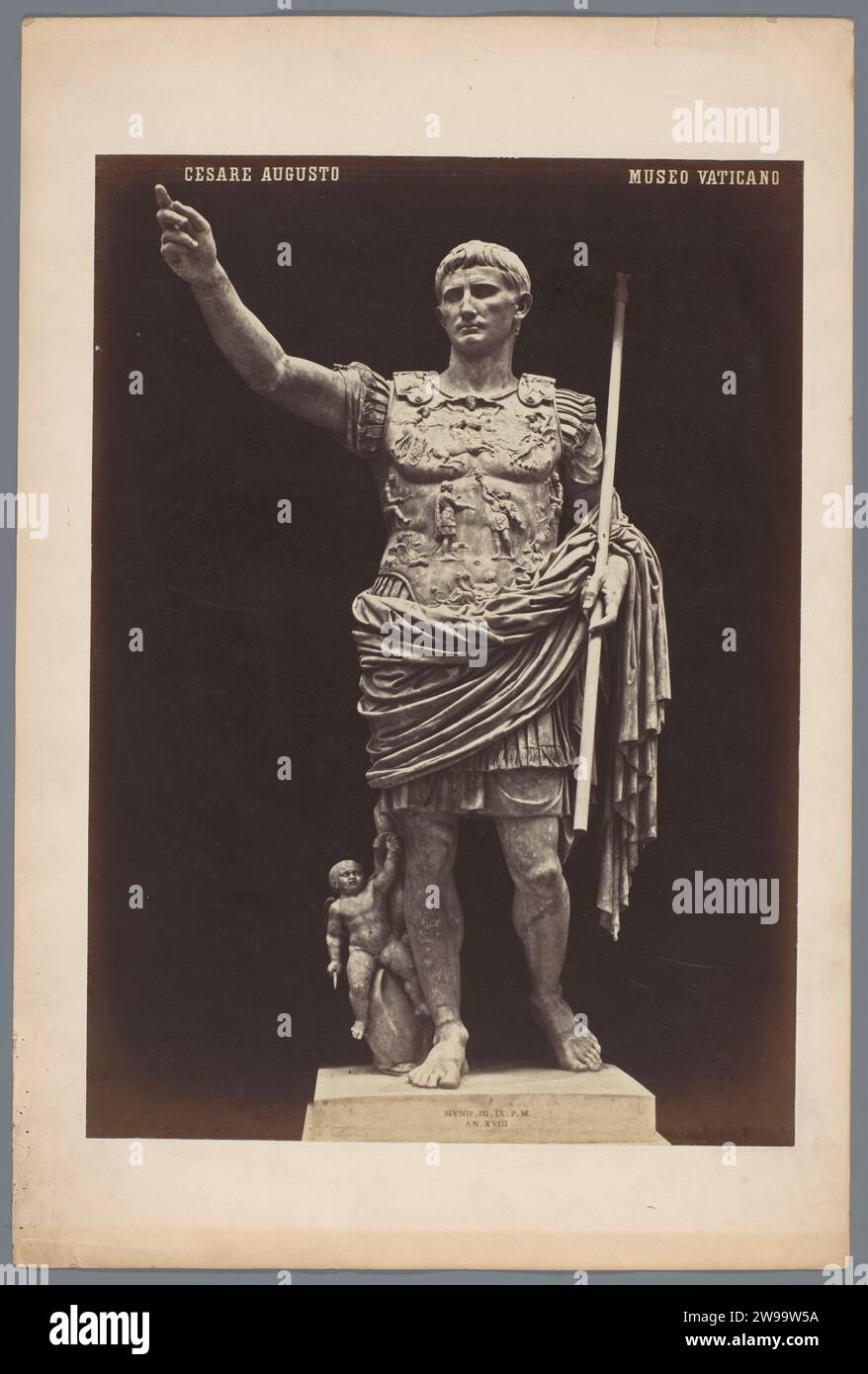 Augustus from Prima Porta in the Vatican Museums in Vatican City, c ...
