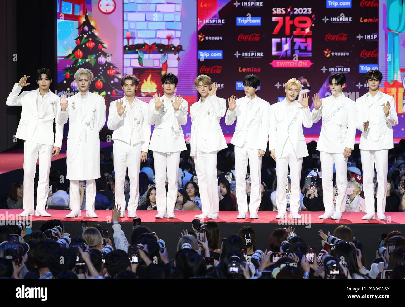 26th Dec, 2023. S. Korean boy group Zerobaseone South Korean boy group ...