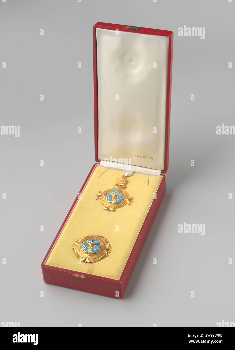 Ethiopian Knighthood (Order of the Trinity), received by Willem Drees ...