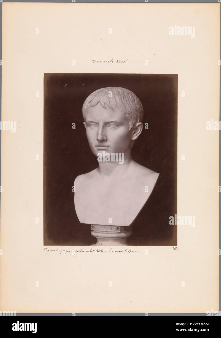 Bust of the young imperator Caesar Augustus, c. 1875 - c. 1900 ...