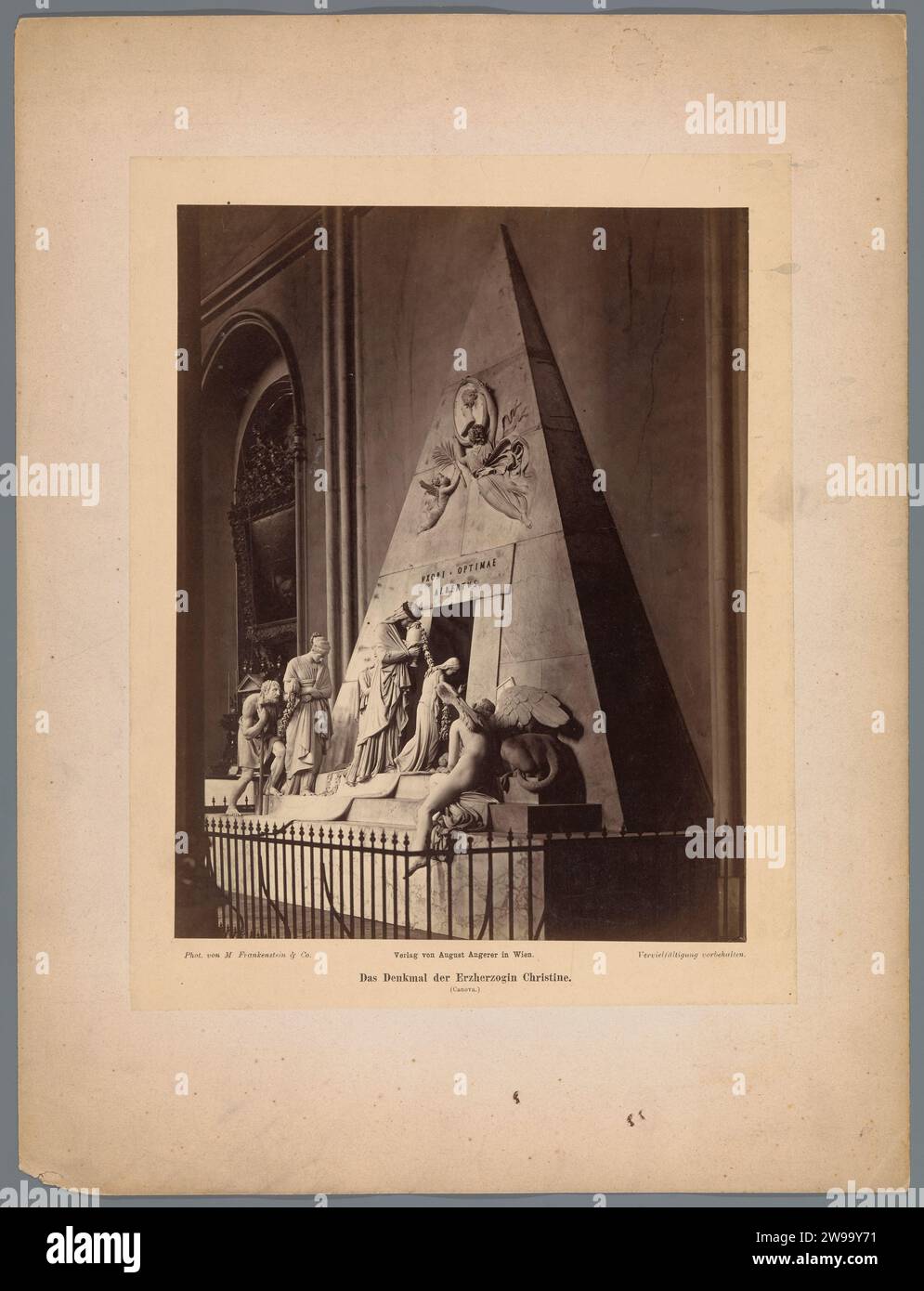 Monument of Maria Christina of Austria in the Augustinerkirche in ...