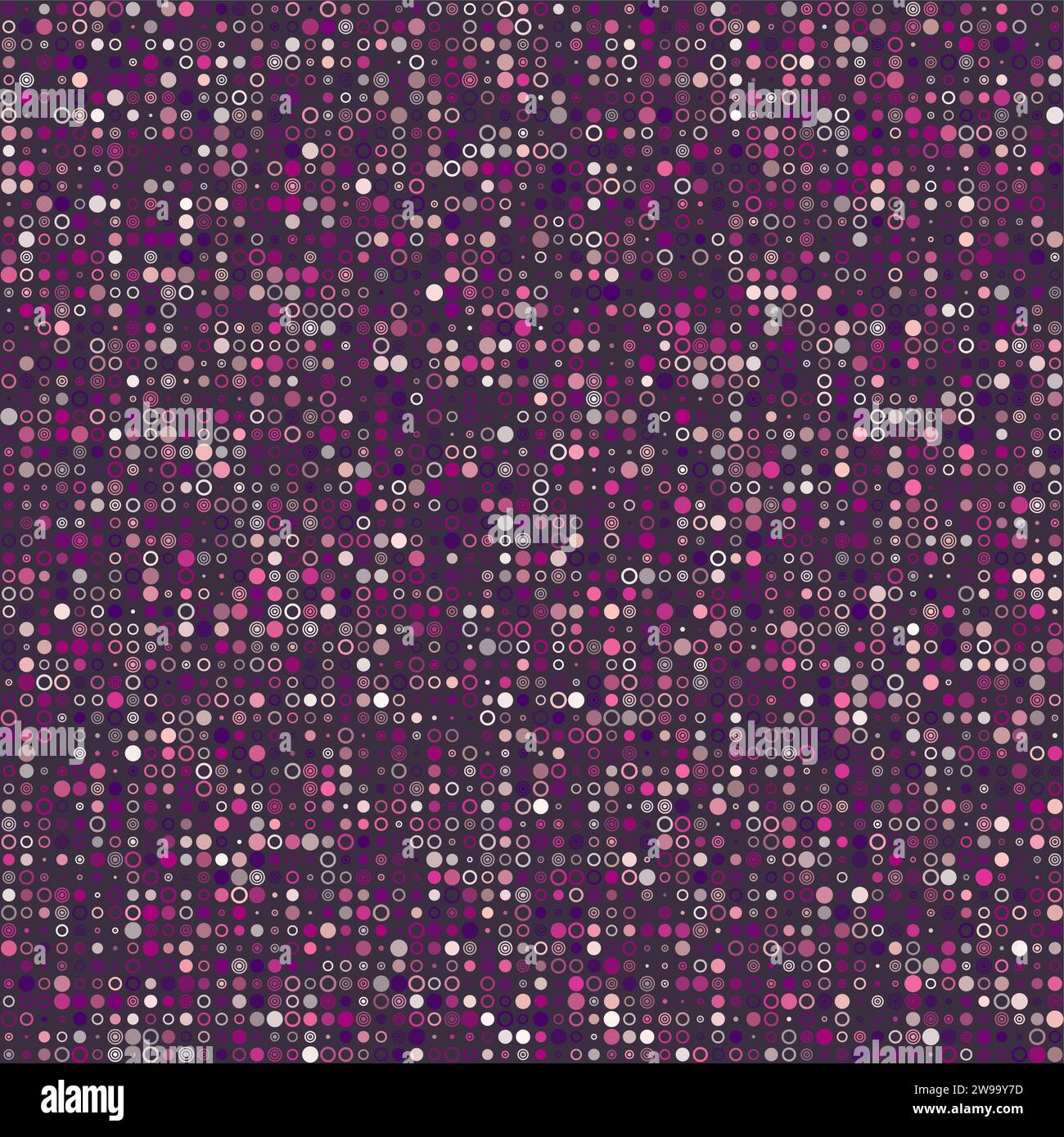 Geometric background. Various style circles in multiple colors. Deep ...