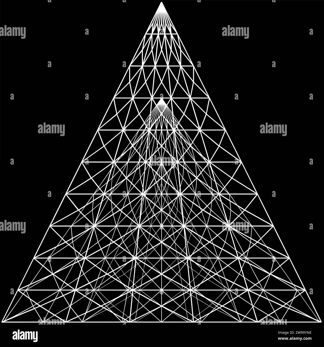 Abstract Construction Structure Vector. A Vector Illustration Of ...