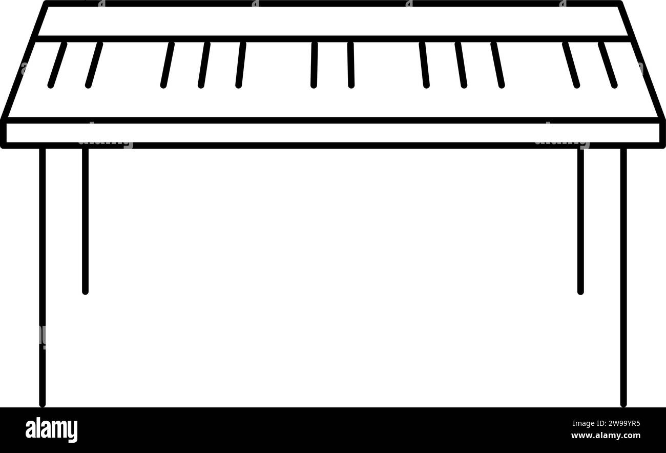 Music, simple keyboard icon (keyboardist), Vector Illustration Stock ...