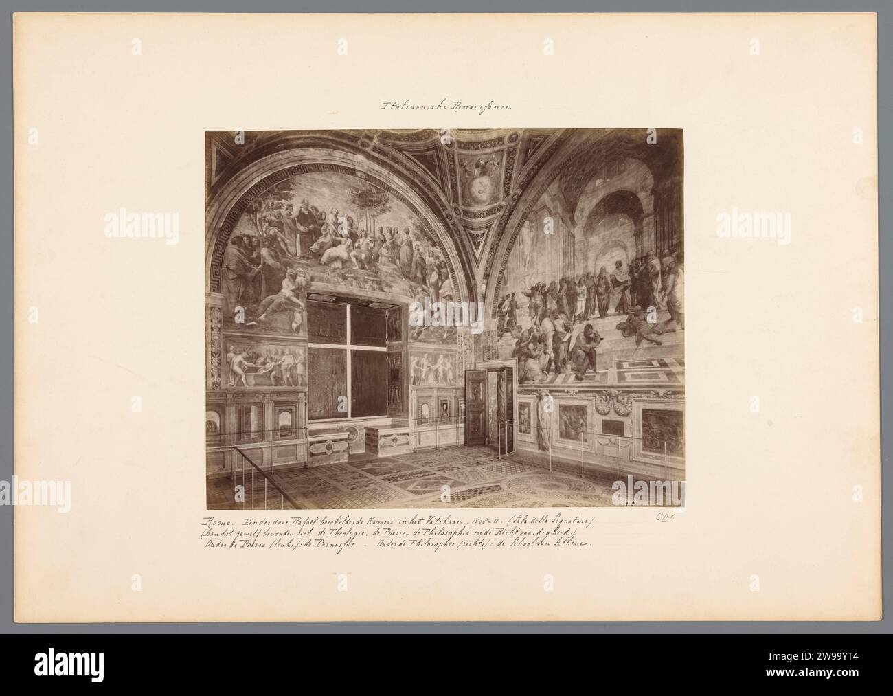 Signature room in Het Vaticaan, c. 1875 - c. 1900 photograph Apostolic ...