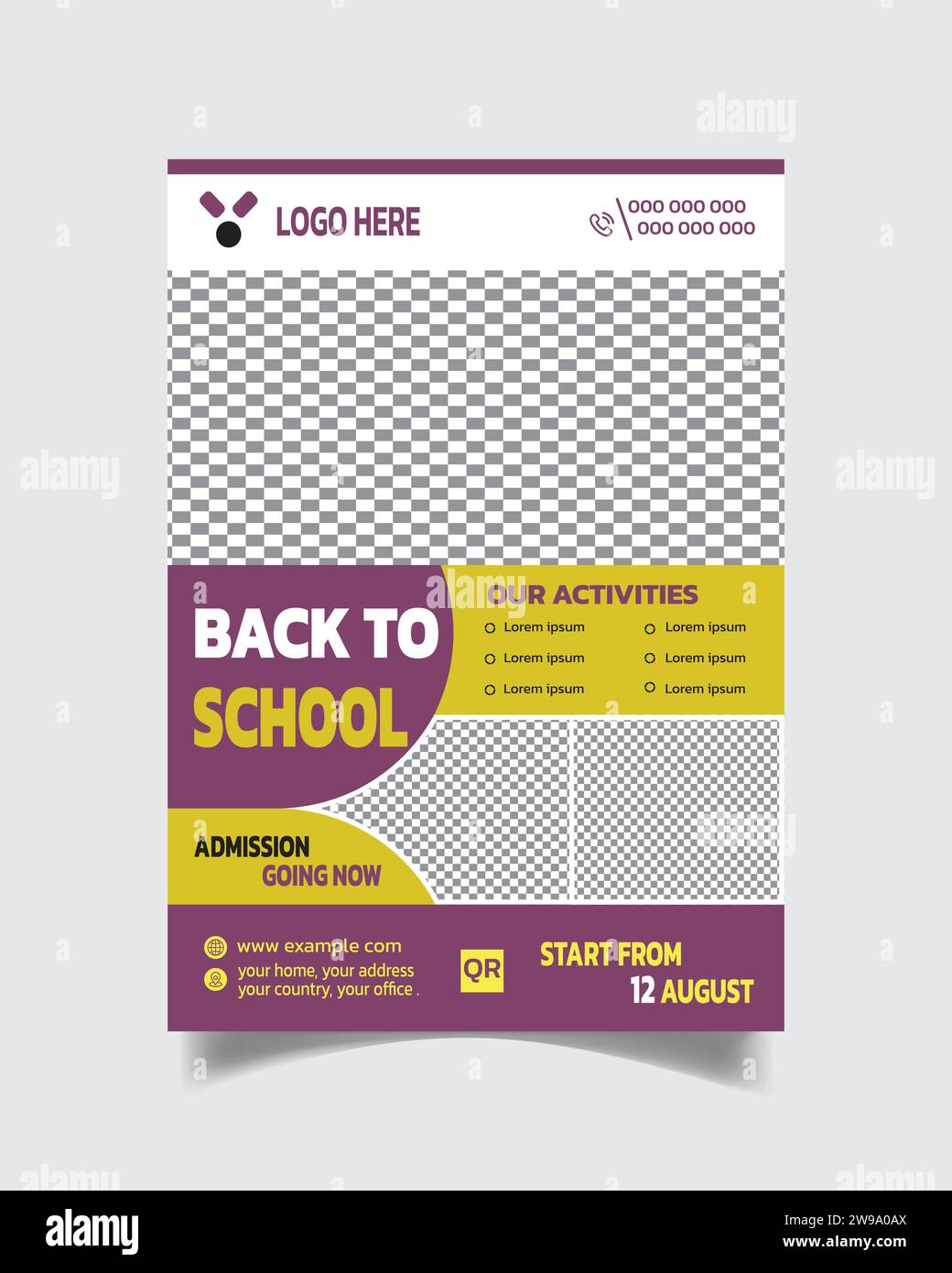 Unique Trending Admission Flyer and School Admission Advertisement ...