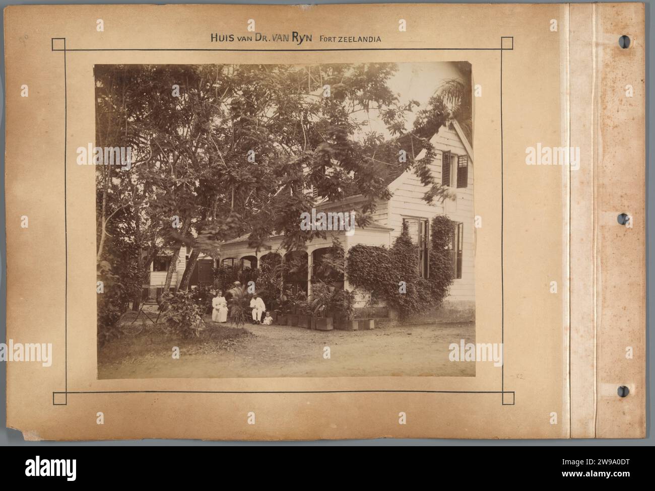 House of Dr. Van Ryn, Fort Zeelandia, Julius Muller, 1898 - 1902 ...