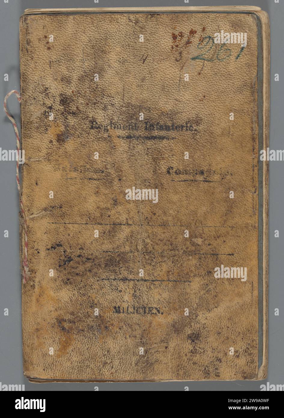 Military pocket book by Andreas Dautzenberg, 1896, 1896 document ...