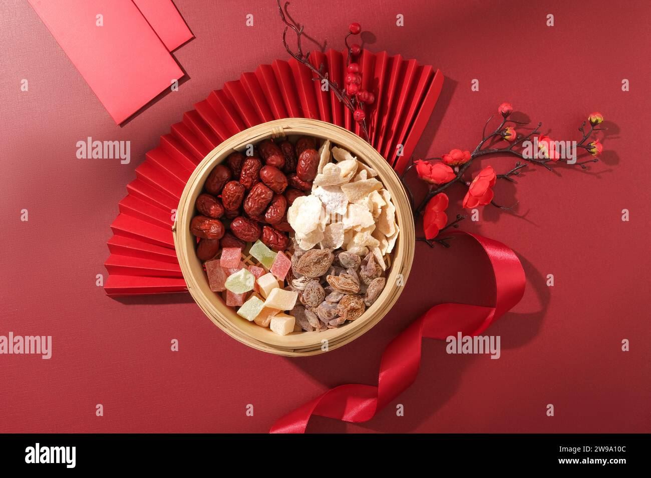 Colorful paper ribbon on fan hi-res stock photography and images - Alamy