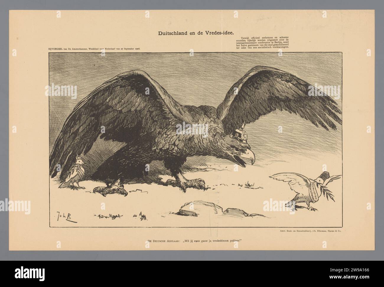Eagle political cartoon 20th century hi-res stock photography and ...