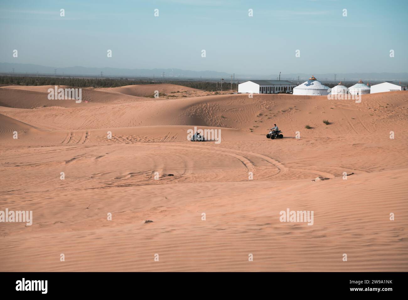 OCTOBER 2, 2022, BAOTOU, CHINA: Traditional Mongolian yurts in the ...