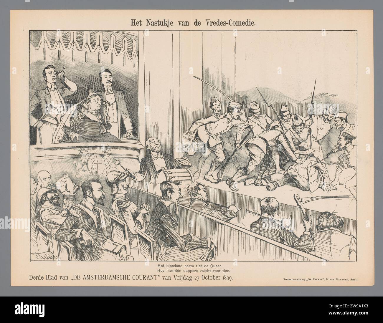 The Nastukje van de Vredes-Comedie, Petrus van Geldorp, 1899 Amsterdam ...