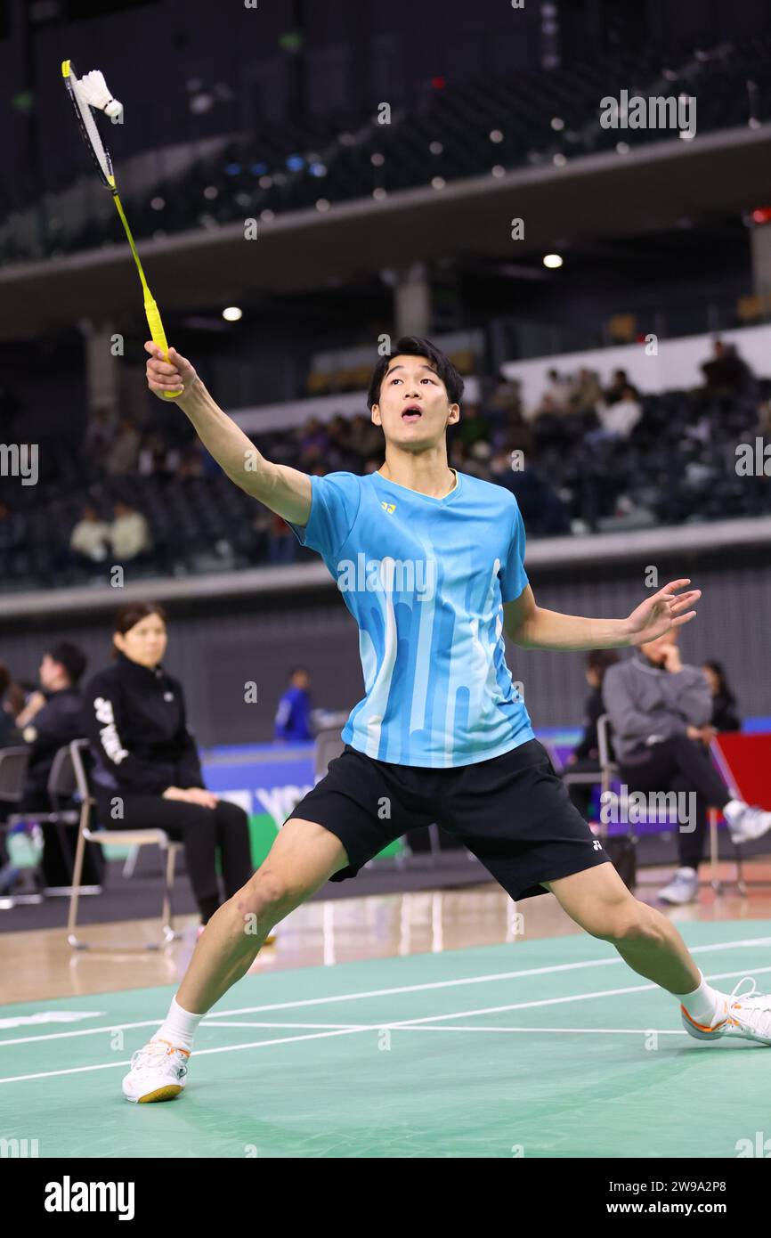 Musashino Forest Sport Plaza, Tokyo, Japan. 25th Dec, 2023. Shun Nakamura, DECEMBER 25, 2023 ...