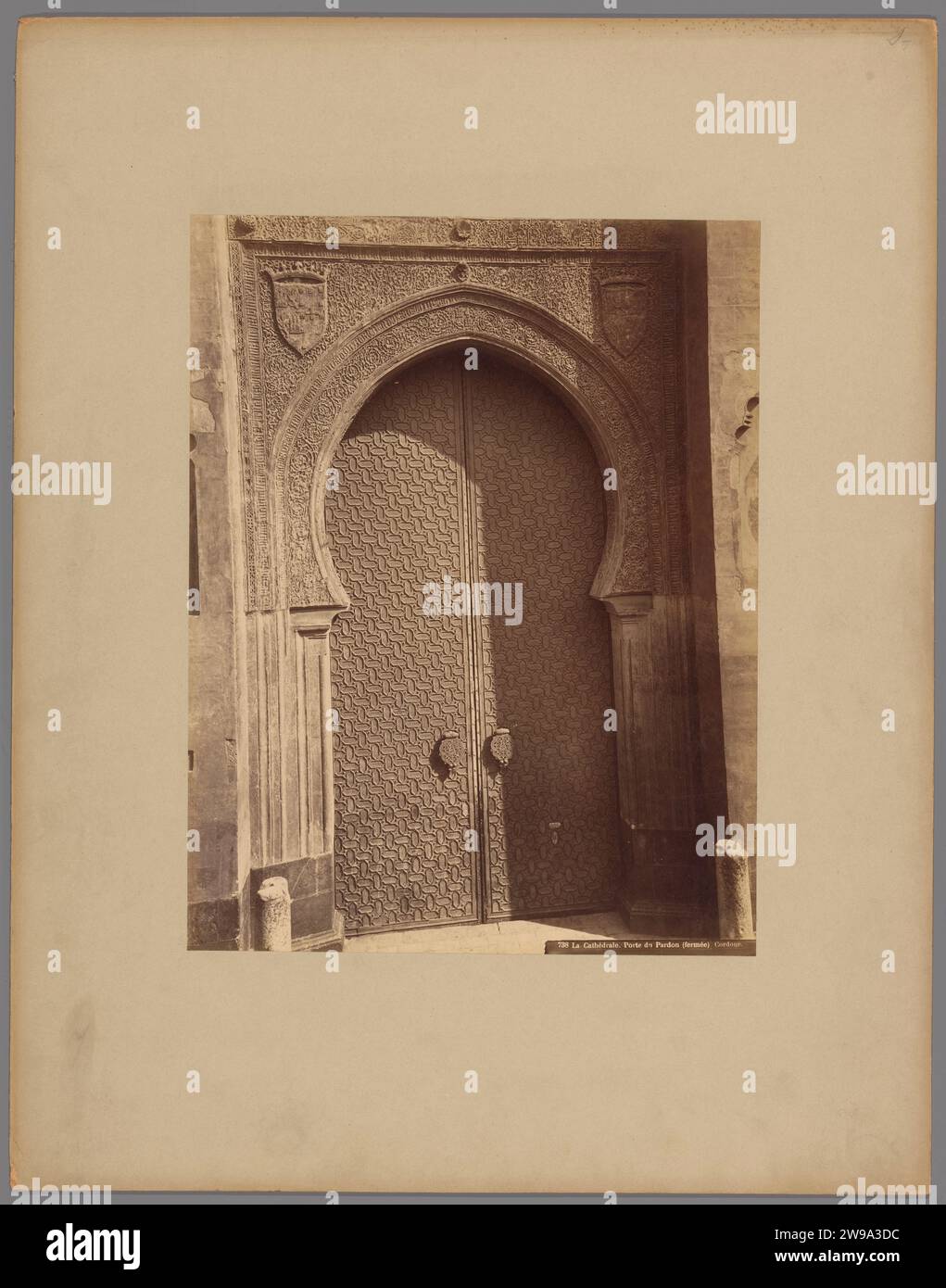 Entry gate of the Mezquita in Cordoba, c. 1875 - c. 1900 photograph ...