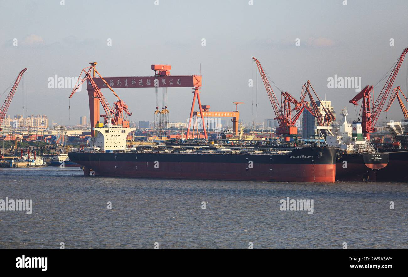 New ships built in Shanghai Waigaoqiao Ship building (SWS), China State ...