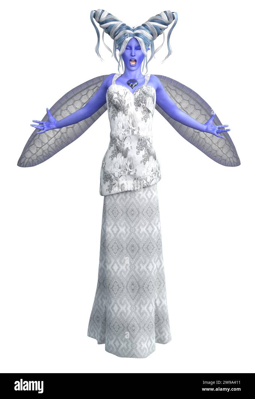 Blue skin skinned Cut Out Stock Images & Pictures - Alamy