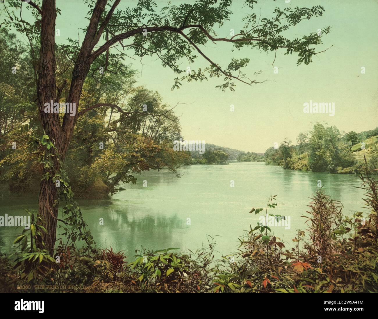 French Broad River, Swannanoa, Asheville, Buncombe County, North ...