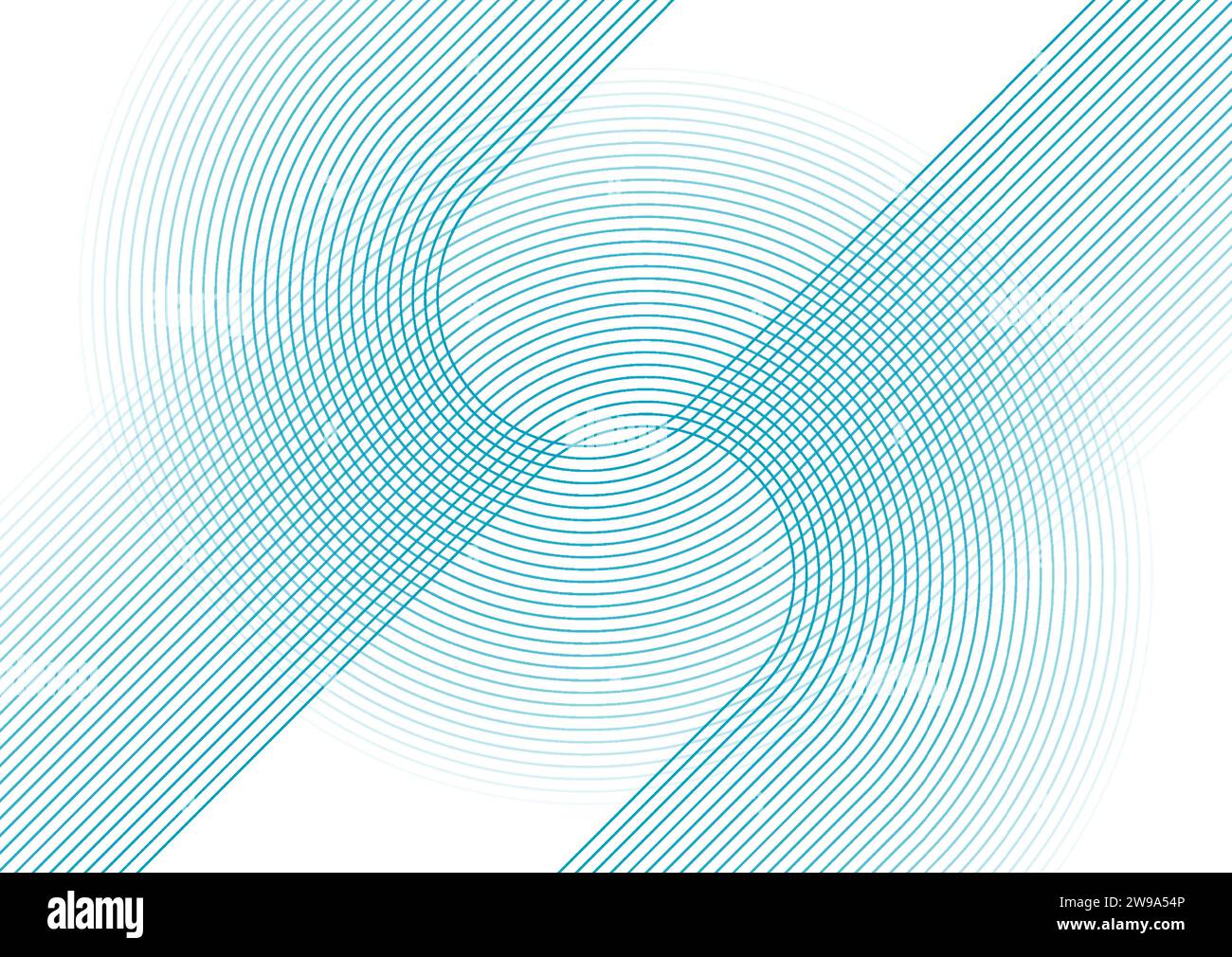 Blue linear pattern abstract geometric background. Vector digital art ...