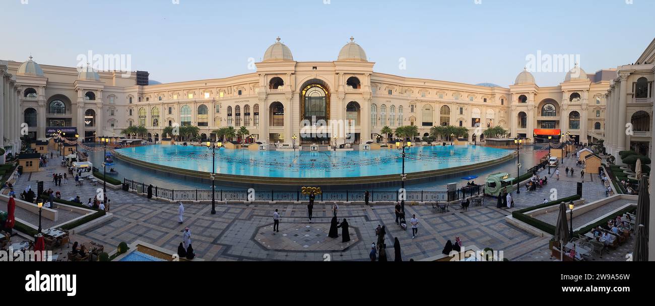 Doha,Qatar- December 12,2023 : Place Vendôme Mall is a shopping mall on ...
