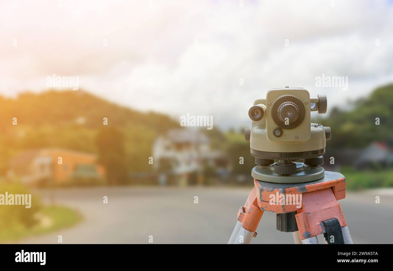 theodolite instrument for road construction surveyor equipment with ...