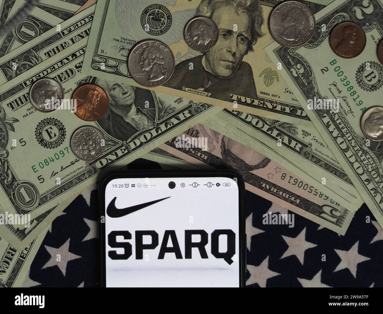 Germany. 25th Dec, 2023. In this photo illustration, a SPARQ Training ...