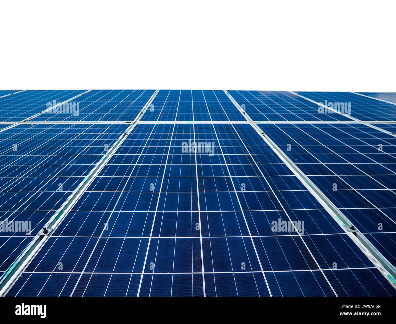 Solar panels isolated on white background Stock Photo - Alamy