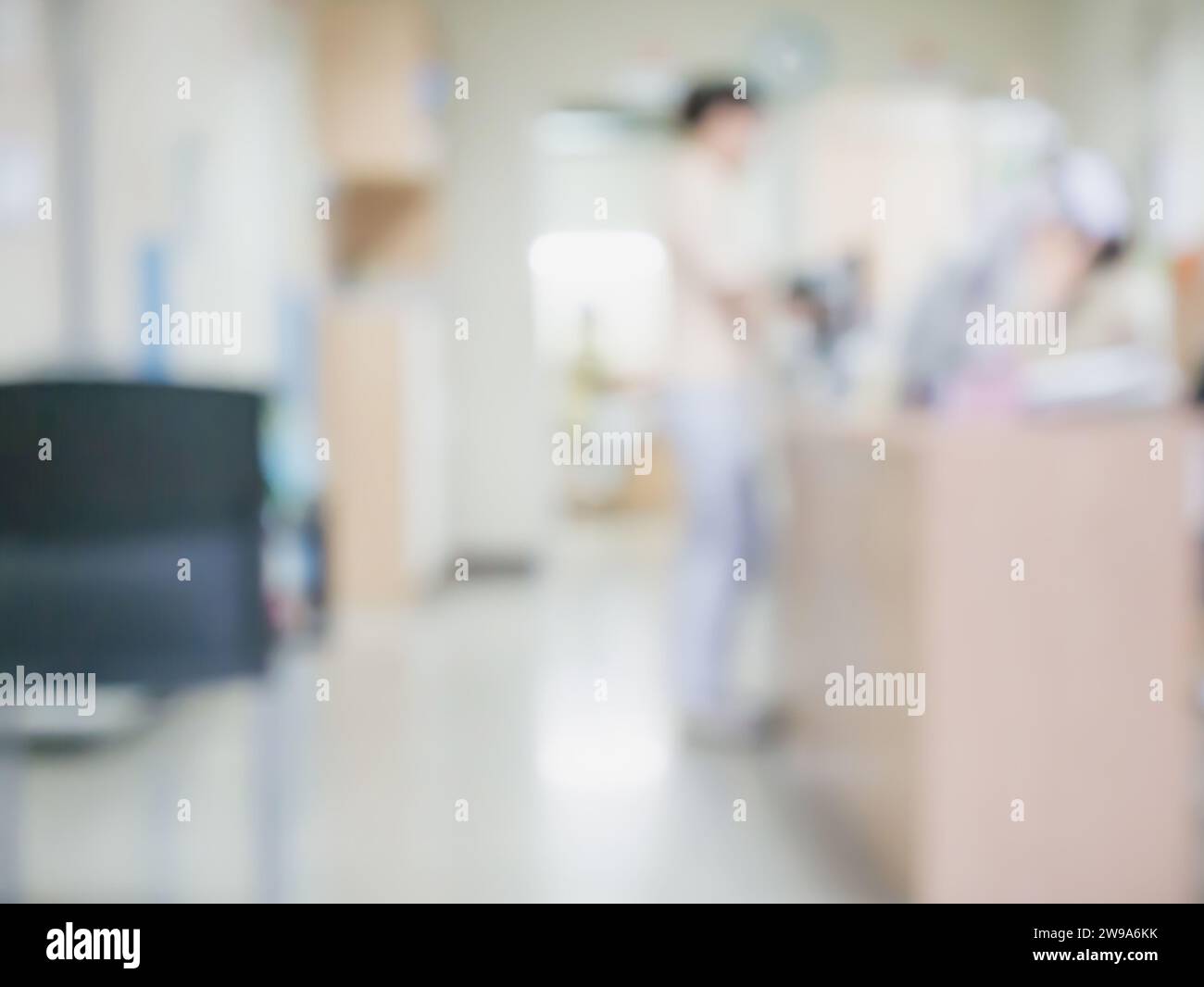Abstract blur hospital background Stock Photo - Alamy
