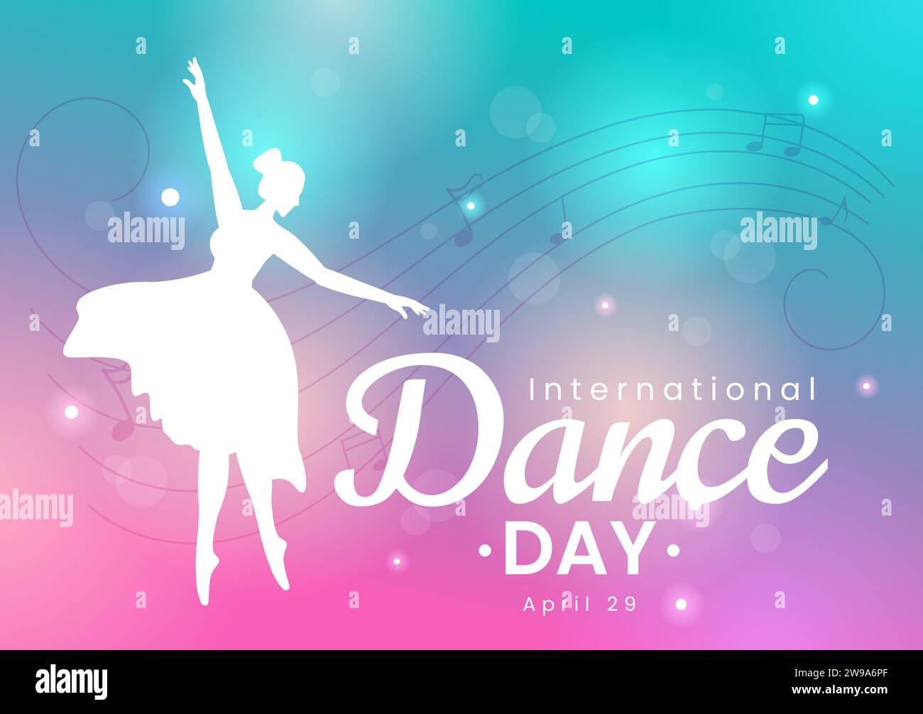 International Dance Day Vector Illustration on 29 April with ...