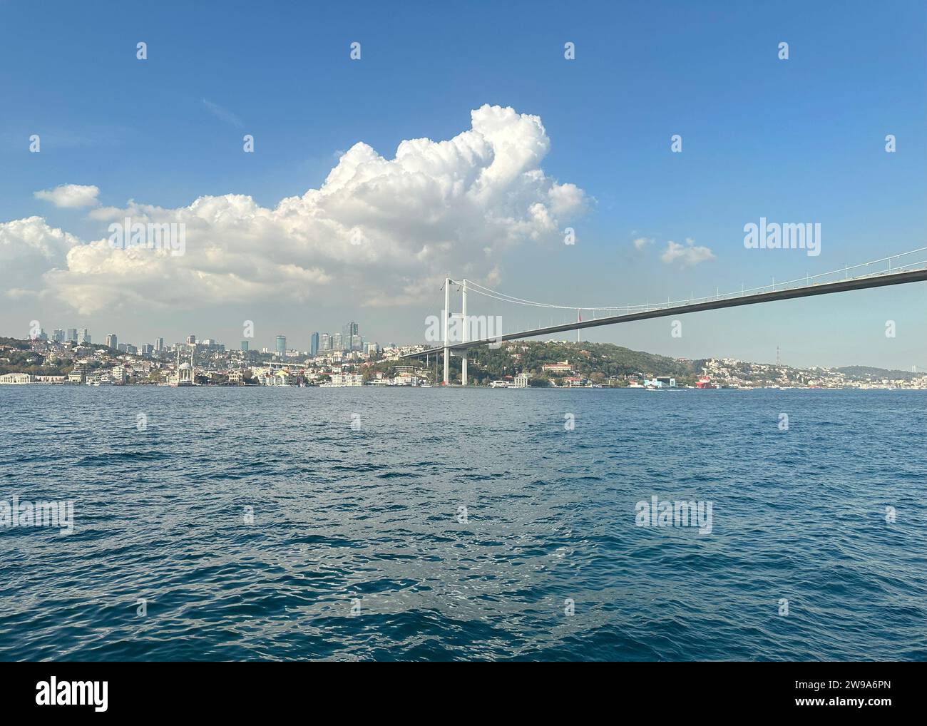 1915 Canakkale Bridge in Canakkale, Turkey. World's longest suspension ...