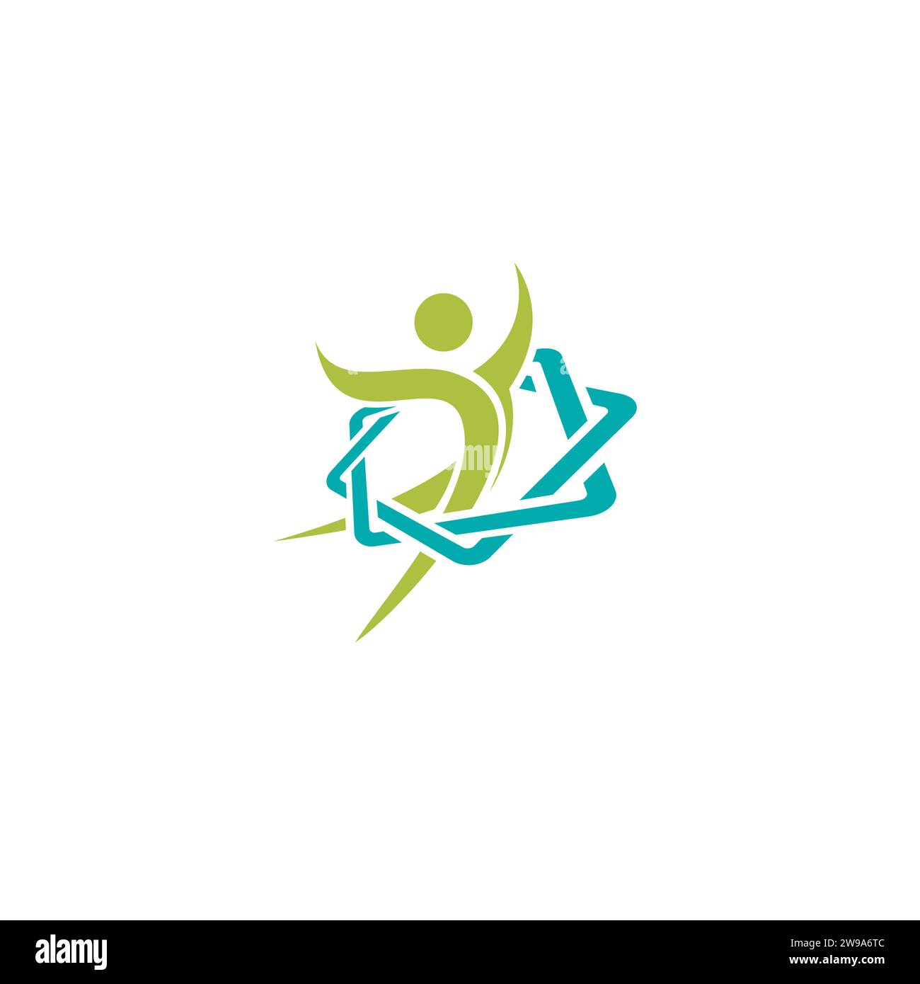 successful people expression logo. Health logo vector Stock Vector ...
