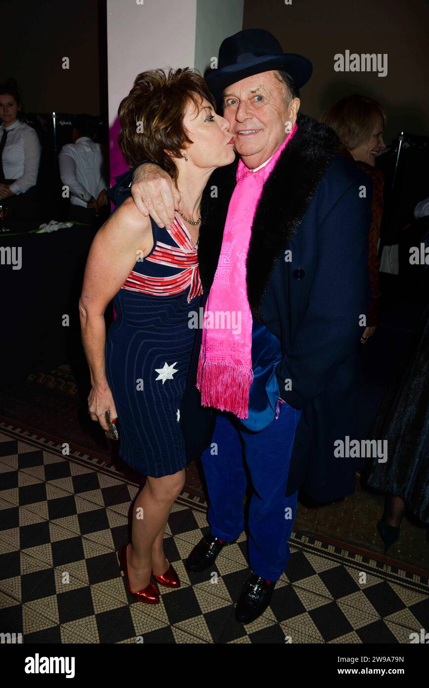 London, UK, Friday, 15th November 2013 Barry Humphries and Kathy Lette ...