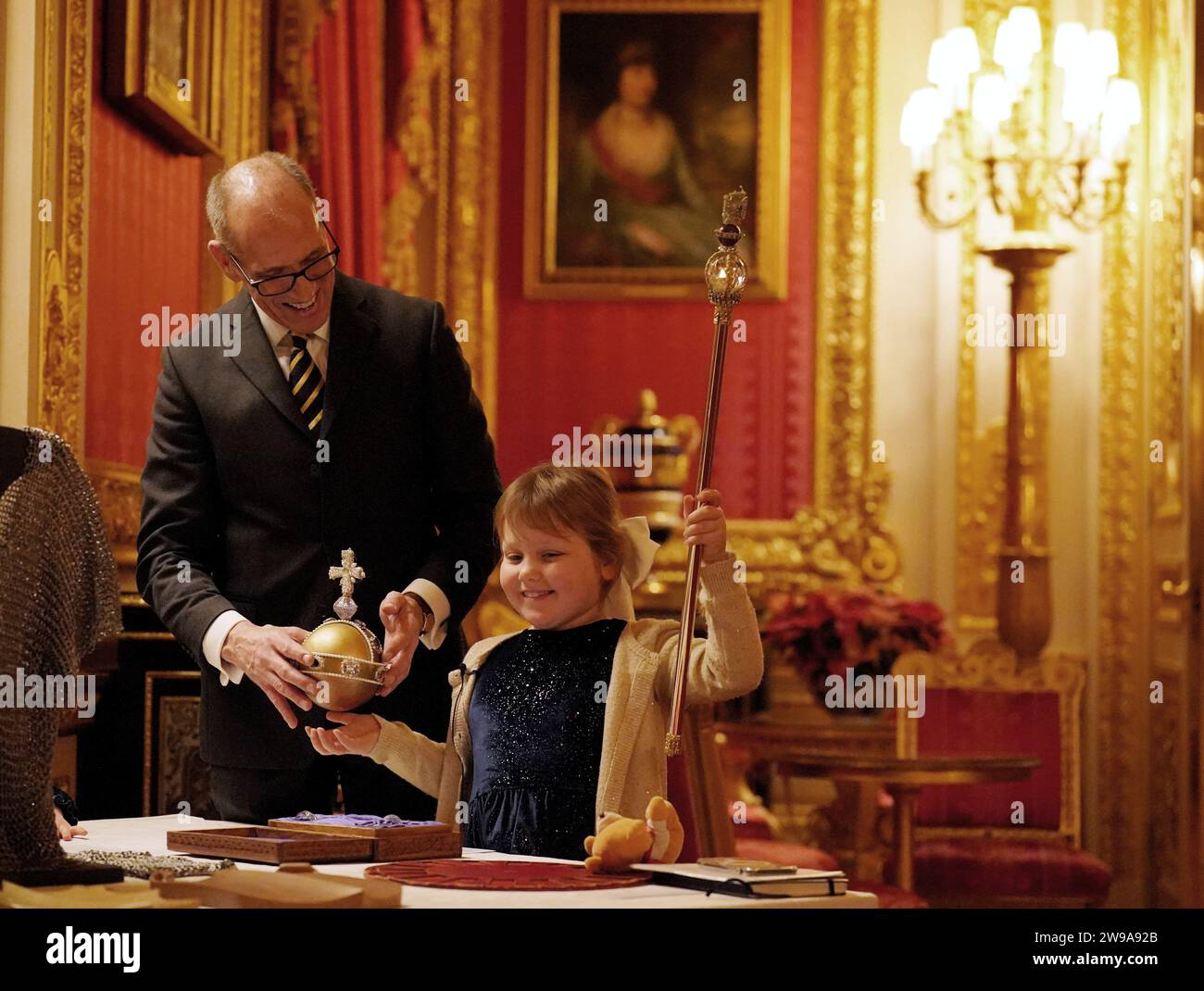 Windsor Castle Superintendent Duncan Dewar offers replicas of the ...