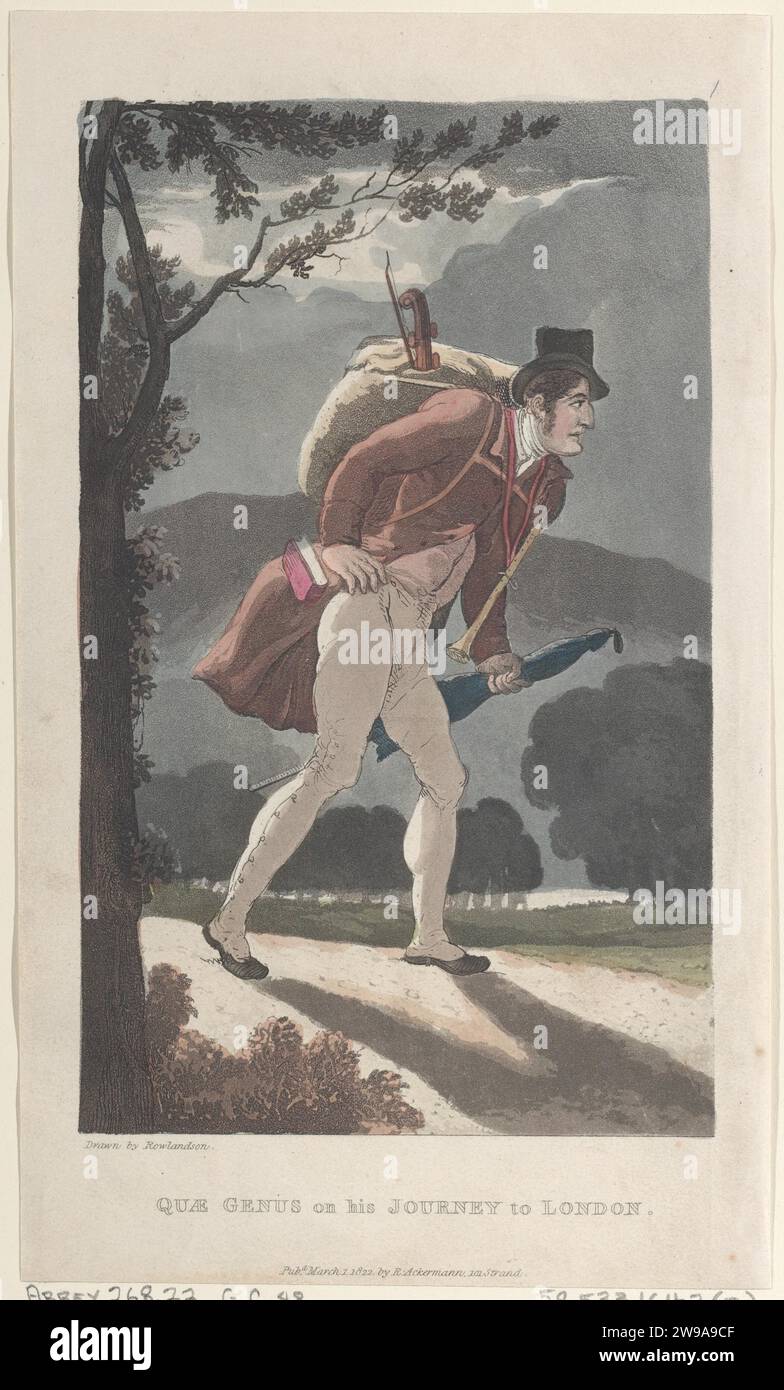 Quae Genus on His Journey to London 1959 by William Combe Stock Photo ...